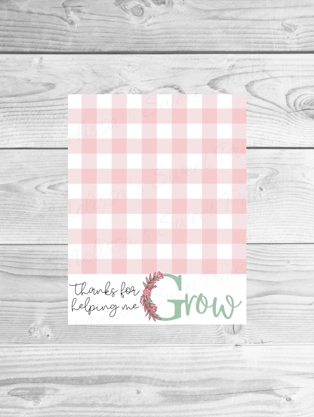 Mother's Day Cookie Cards - Printable Mini Cookie Card - Thanks for ...