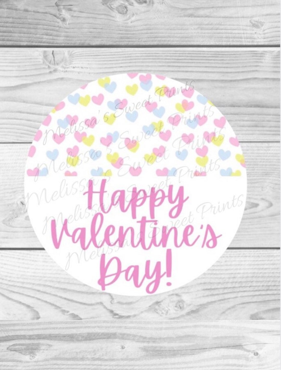Printable Valentine's Day Cookie Tag - Happy Valentine's Day Cookie ...