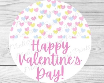 Printable Valentine's Day Cookie Tag Happy Galentine's Day Cookie Tags ...