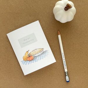 Hap-pie Thanksgiving Greeting Card - Holiday Hostess Card - Funny ...