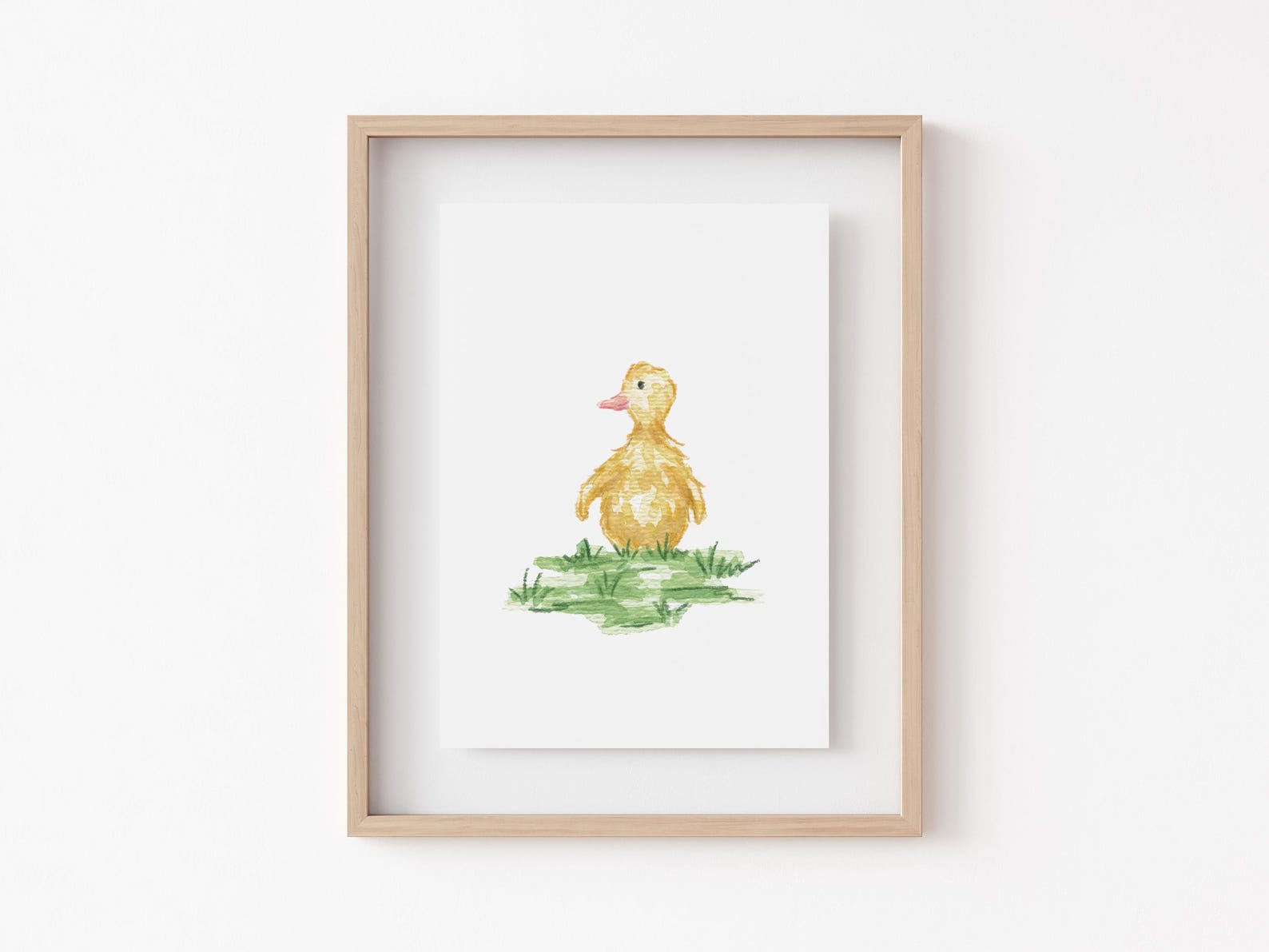 Little Duck Art Print: Storybook Nursery Decor, Easter Spring Decor - Etsy