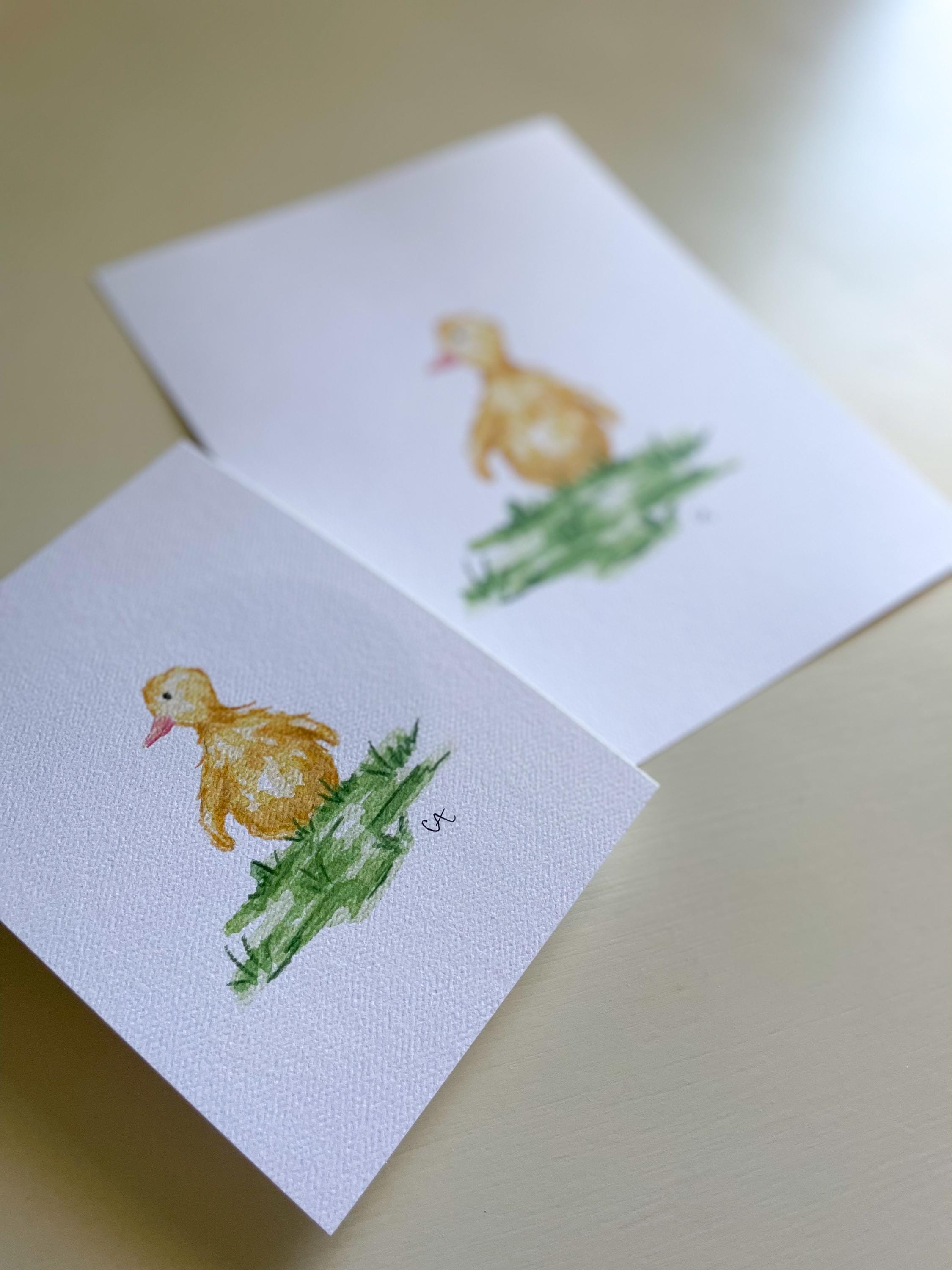 Little Duck Art Print: Storybook Nursery Decor, Easter Spring Decor - Etsy