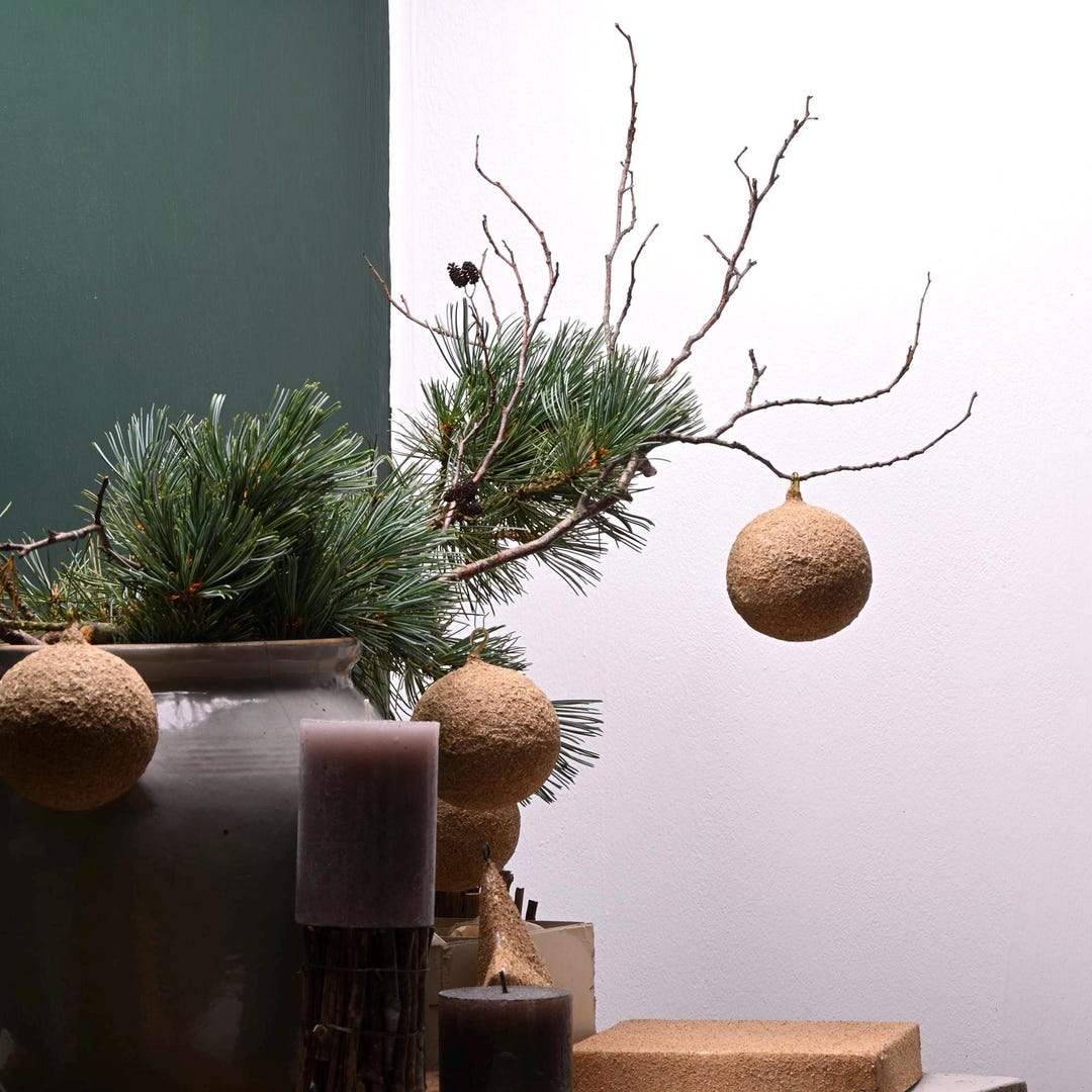 Handmade Upcycled Decorative Ball: 'tierra Viva' Made of Wood Fiber ...