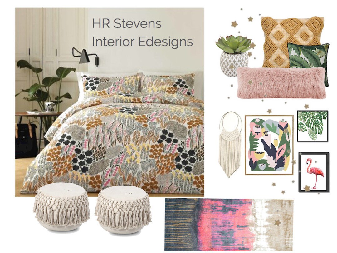 College Dorm Room Design Sourcing Arrangement Floor Plan Layout - Etsy