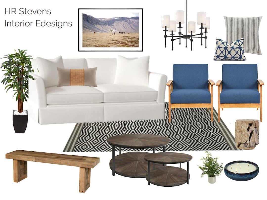 One Room Interior Edesign Package - Etsy