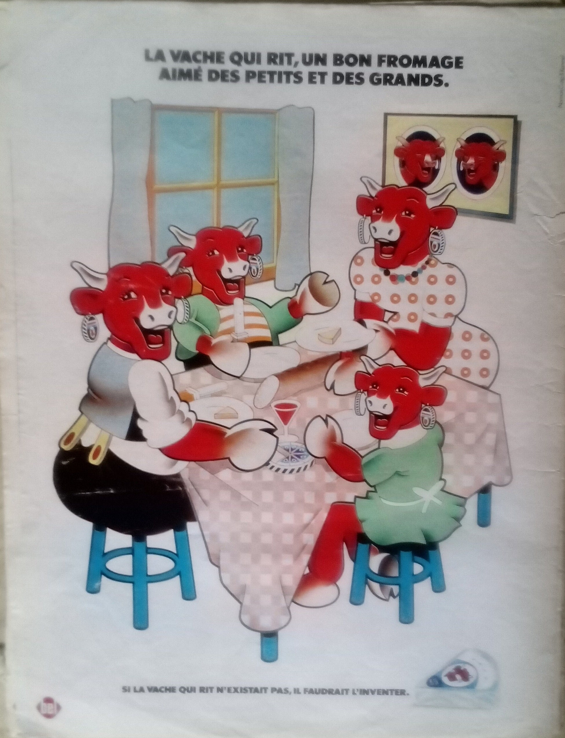 Laughing Cow Advertisement 7 - Etsy