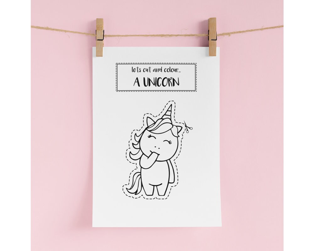 Scissor Skills Coloring Pages - Printable Digital Download - Etsy