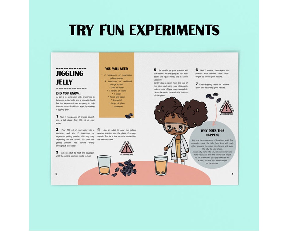 Kitchen Science Experiments for Kids: Science You Can Eat - Etsy Canada