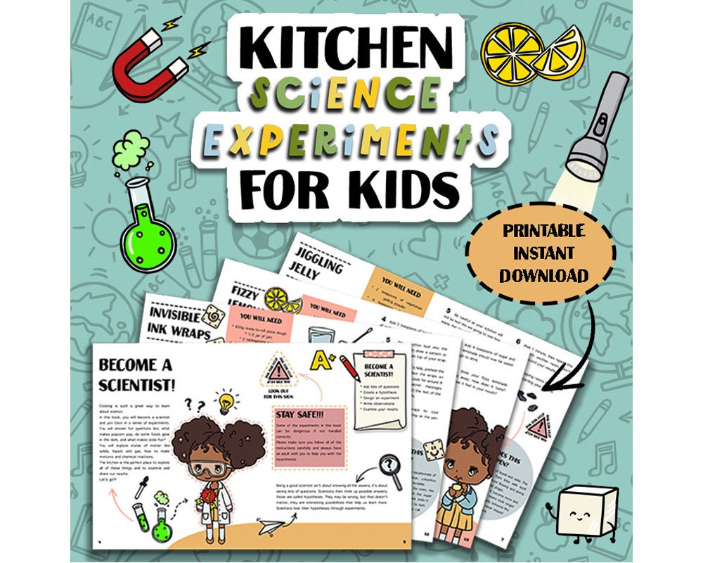 Kitchen Science Experiments for Kids: Science You Can Eat! (printable ...