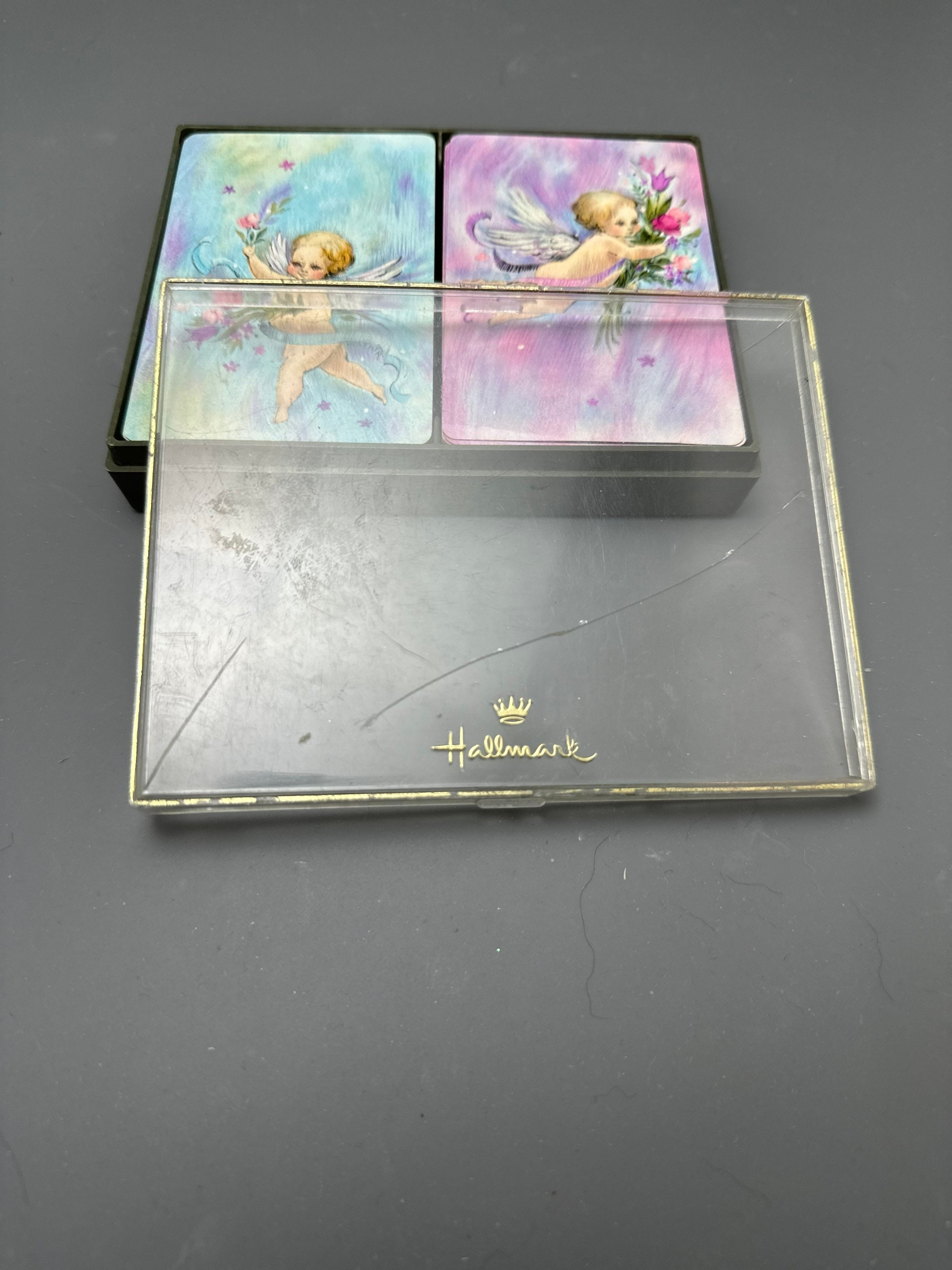 Vintage Playing Cards / Vintage Hallmark Angelic Angel Playing - Etsy