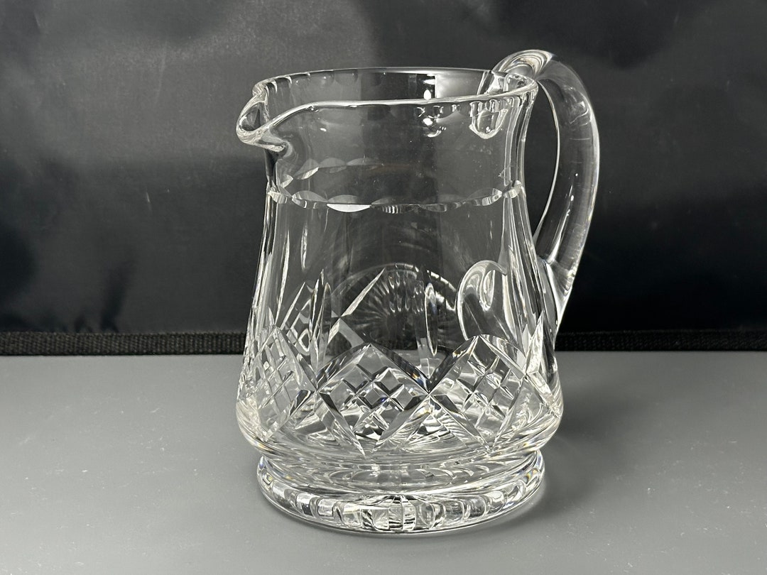 Vintage Etched Glass Pitcher / Glass Juice Pitcher. - Etsy