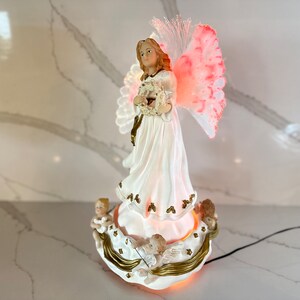 Musical Fiber Optic Angel / Musical Fiber Optic Angel With Revolving ...