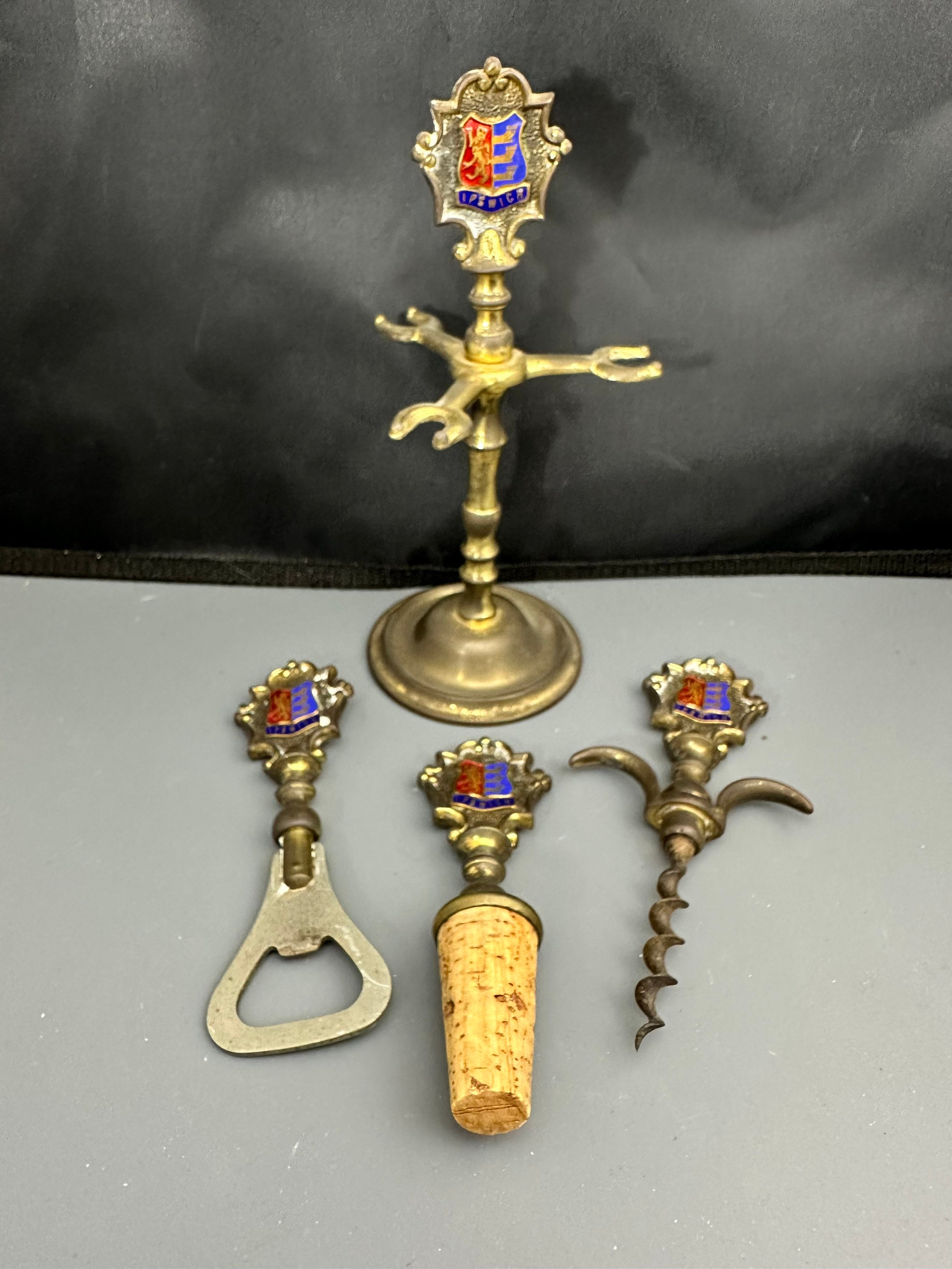 Bar Tools on Stand / Vintage Bar Tool Set on Stand. - Etsy