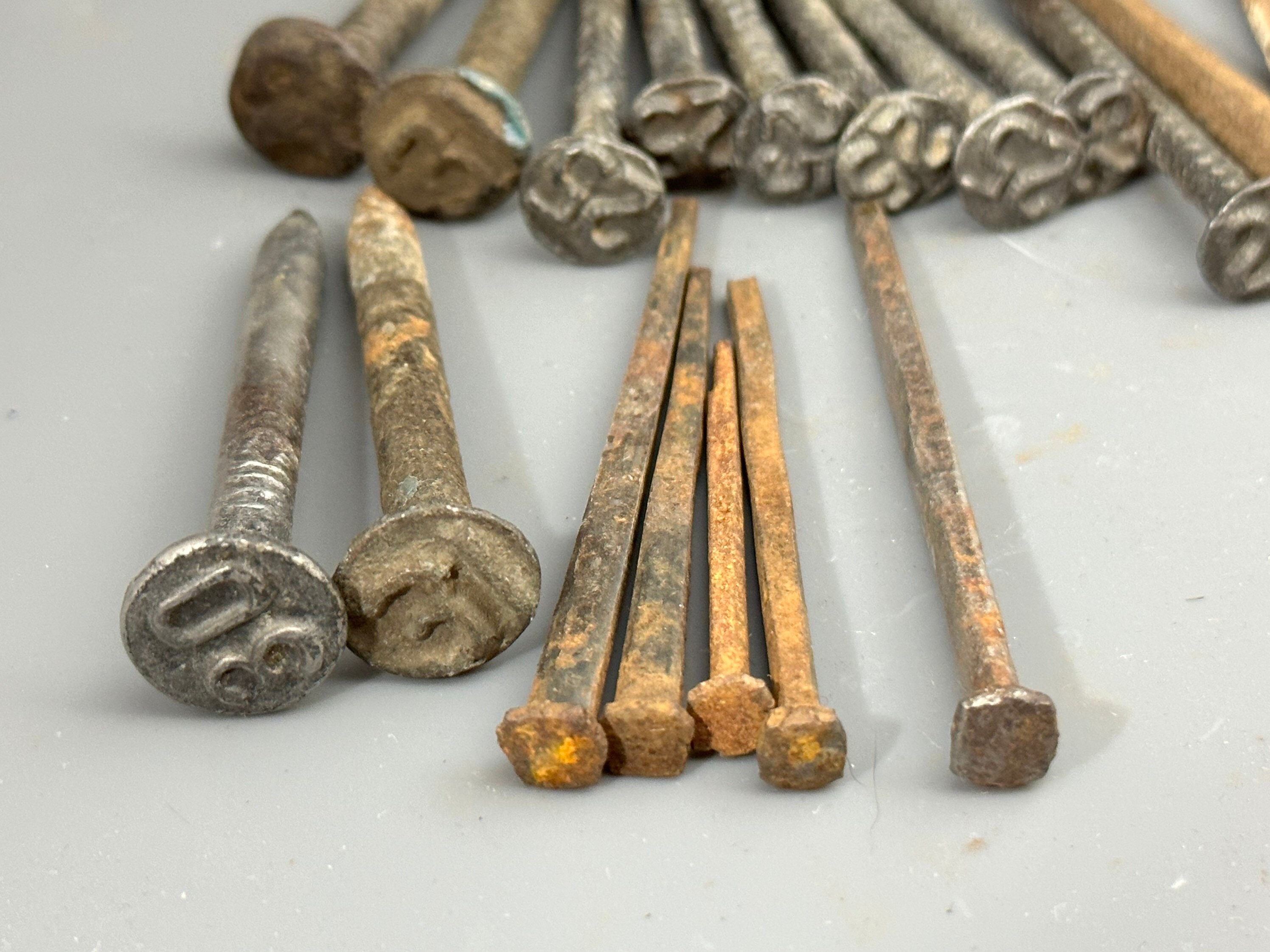 Old Nails / Vintage Nails Several Railroad Date Nails in This - Etsy