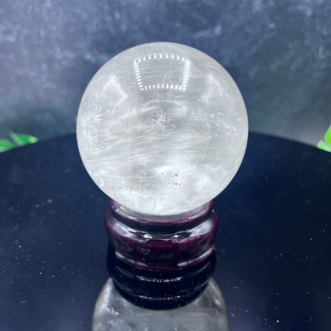 Clear Calcite Sphere - Etsy