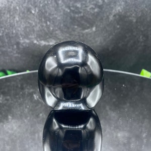 Small Black Obsidian Skull - Etsy