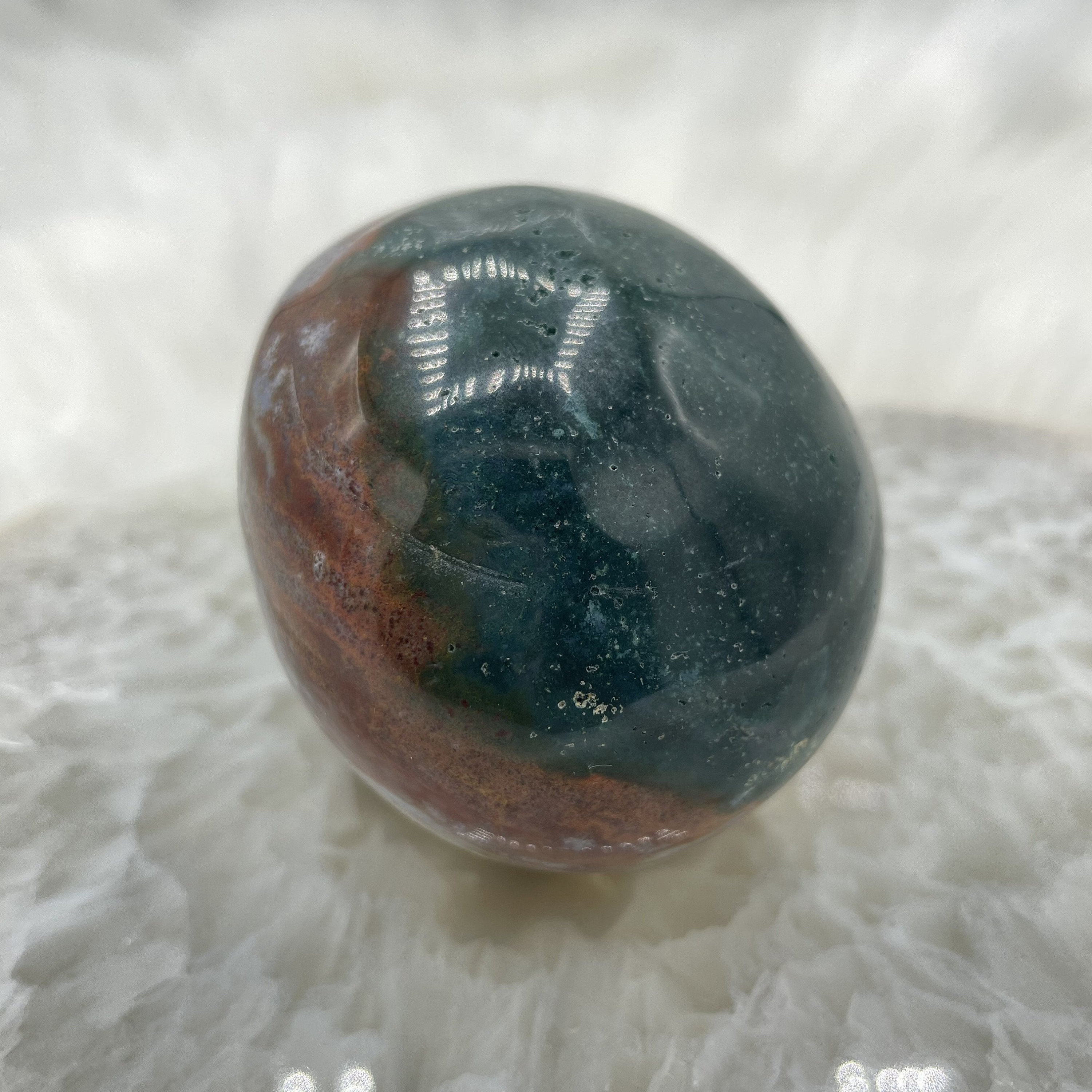 Ocean Jasper Skull - Etsy