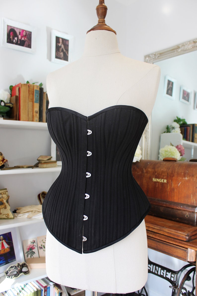 1890's Curvy Victorian Mid-bust Corset Pattern PDF - Etsy