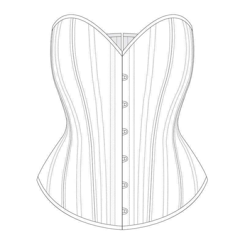 Overbust Corset - Etsy