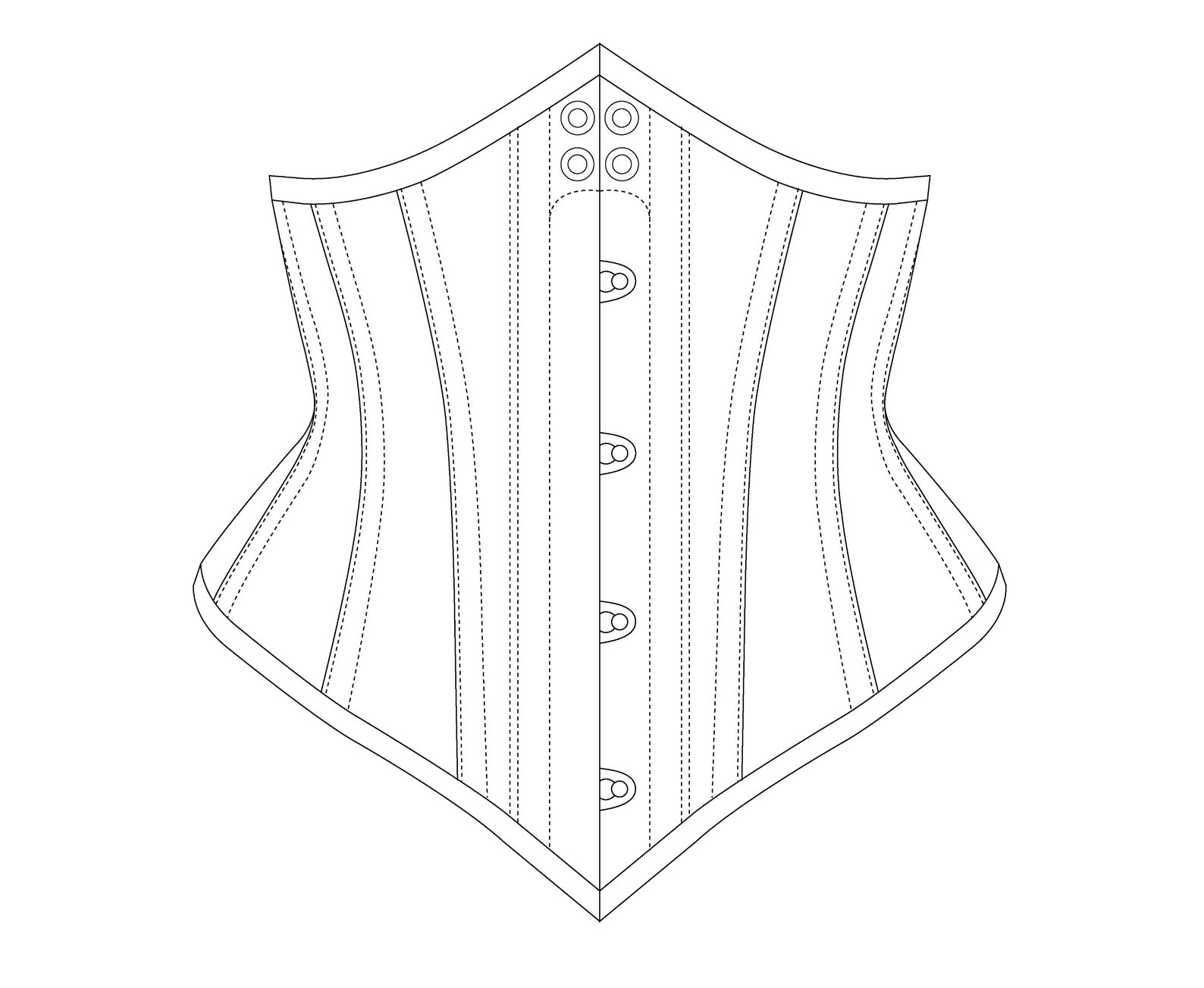 Waist Cincher Corset Pattern PDF - Etsy
