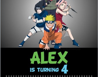 Anime Party Invitation | Etsy