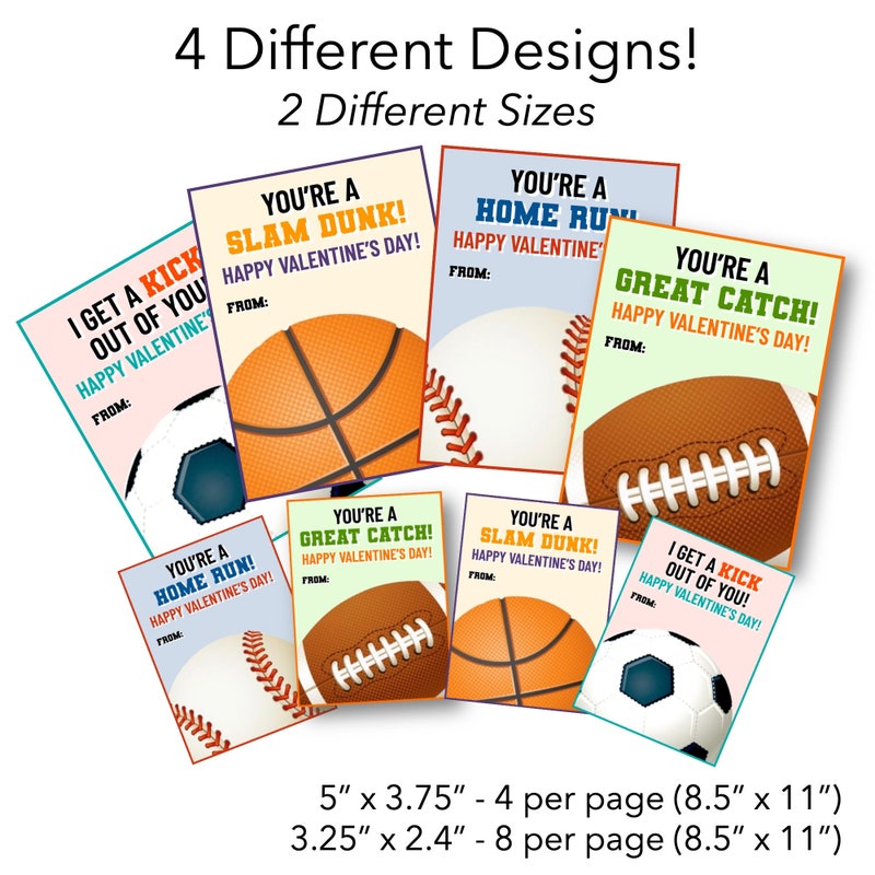 Sports Valentine - Etsy