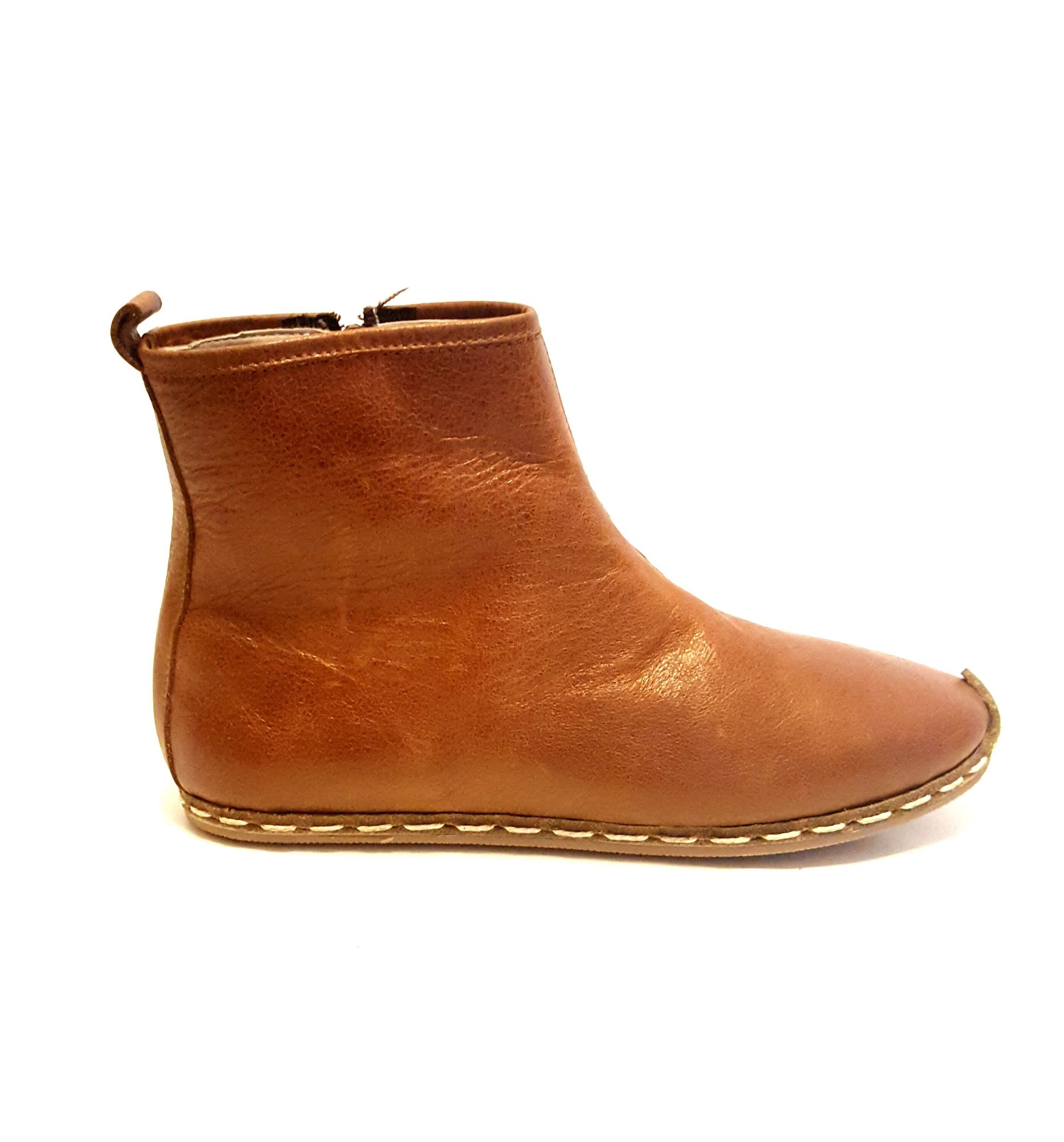 Men's Made to Order Men Handmade Brown Coconut Boots | Etsy