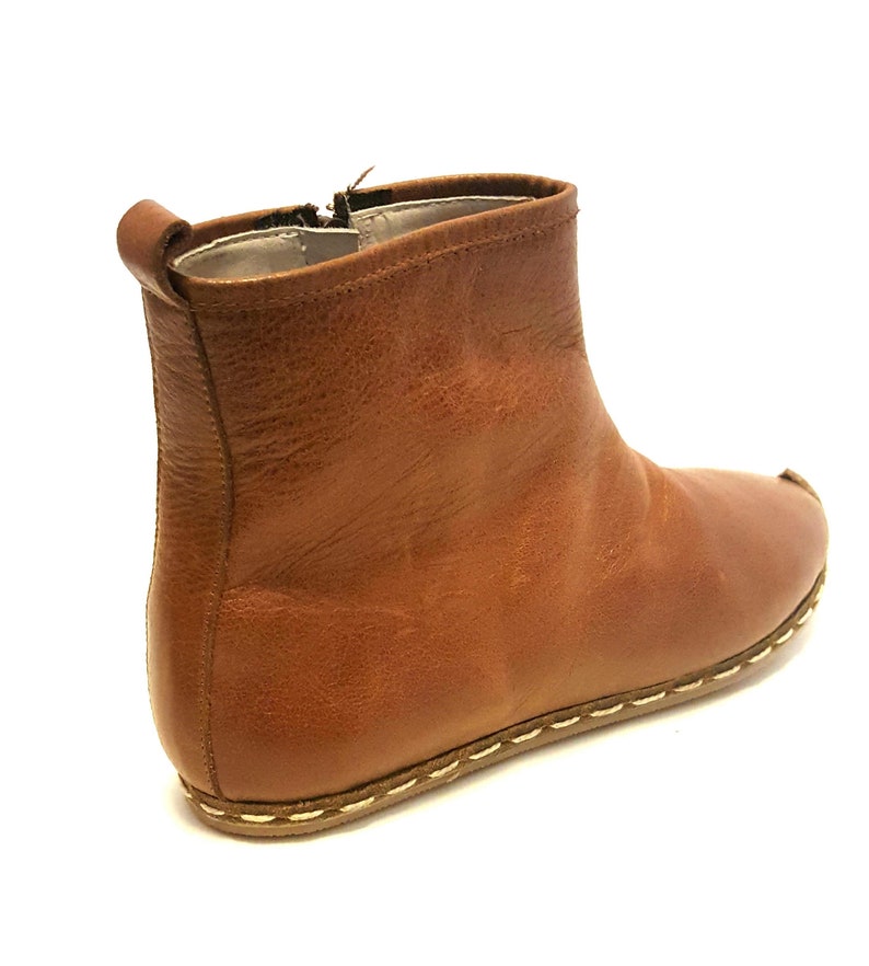 Men's Made to Order Men Handmade Brown Coconut Boots | Etsy