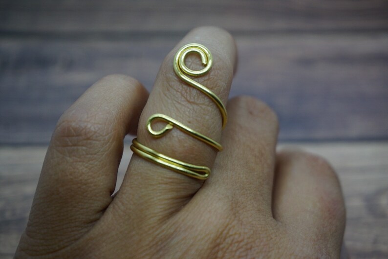 Adjustable Wire-wrapped Rings | Etsy