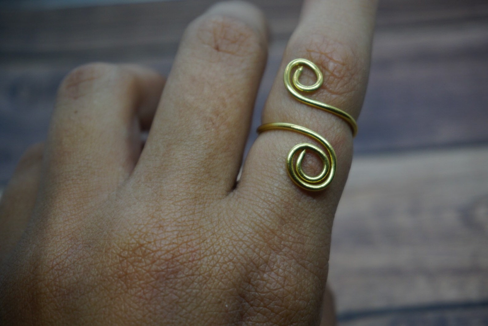 Adjustable Wire-wrapped Rings | Etsy