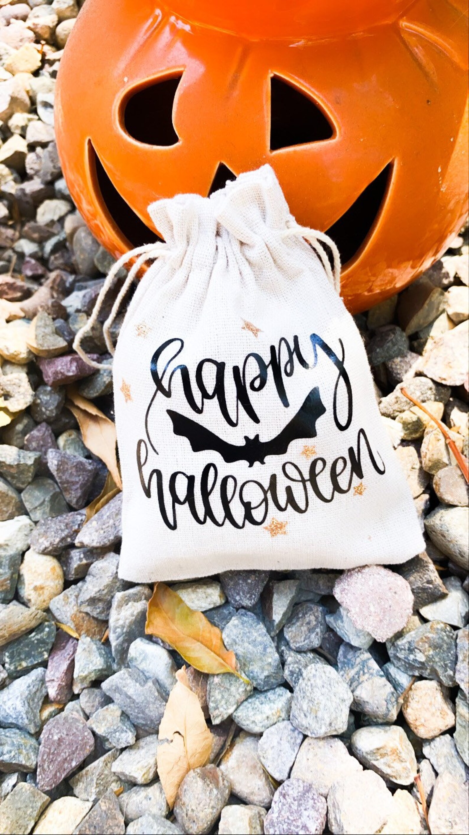 Halloween Favor Bag- Spooky Gift Bags - Kids Halloween Party Candy Bag ...