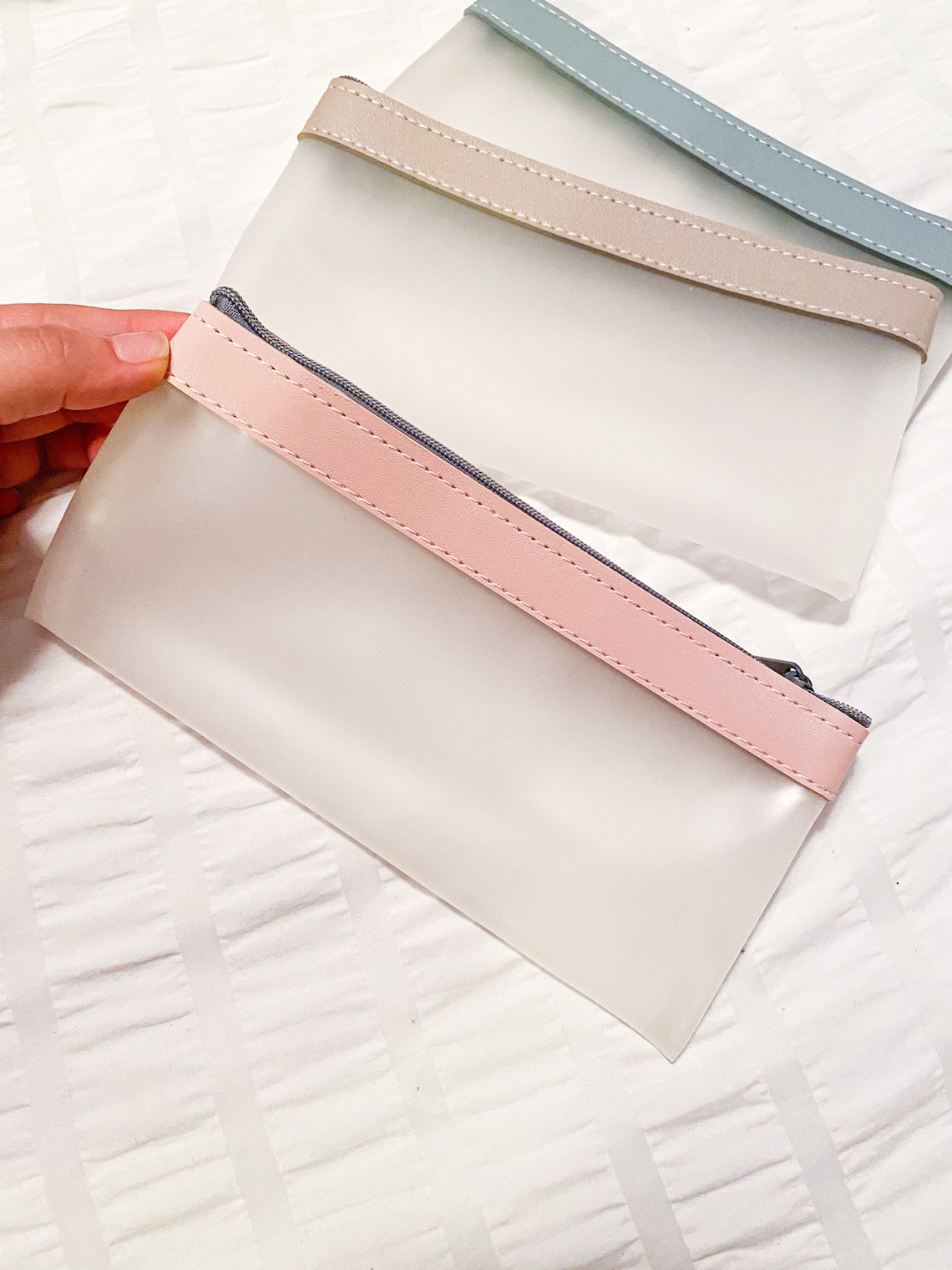 Simple and Minimal Pencil bag / Stationary Organizer / | Etsy