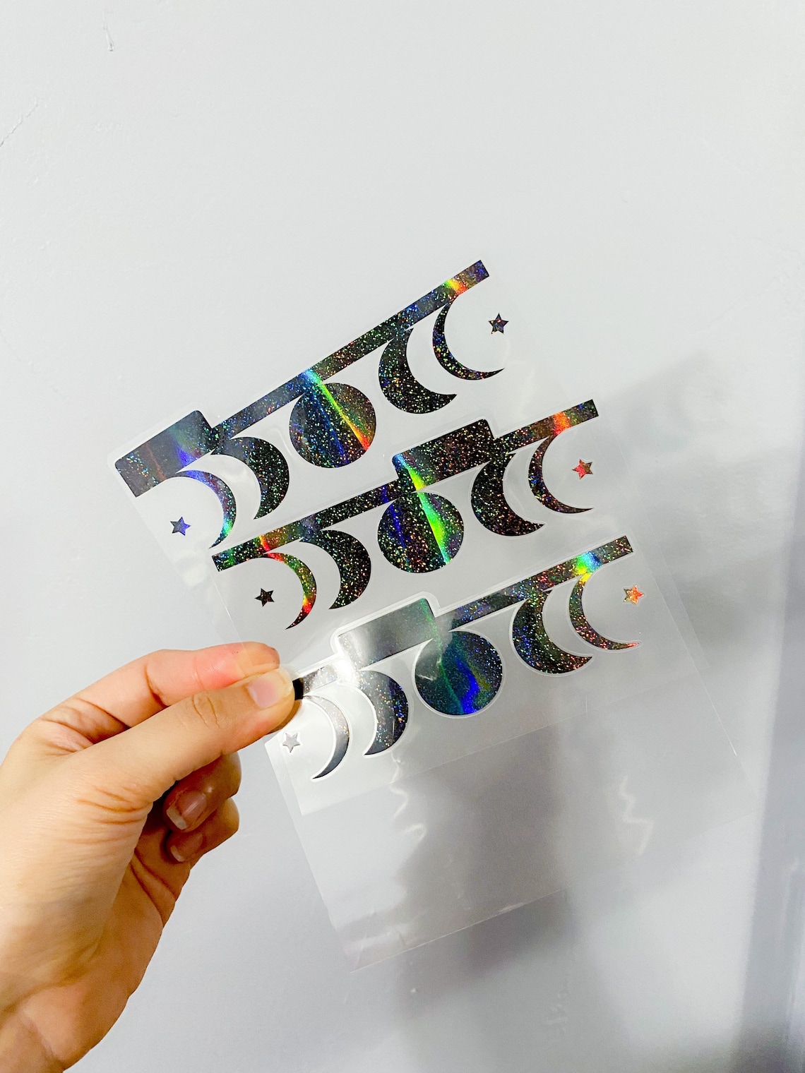 Moonlight Planner Divider Set Premade Moon and Stars | Etsy