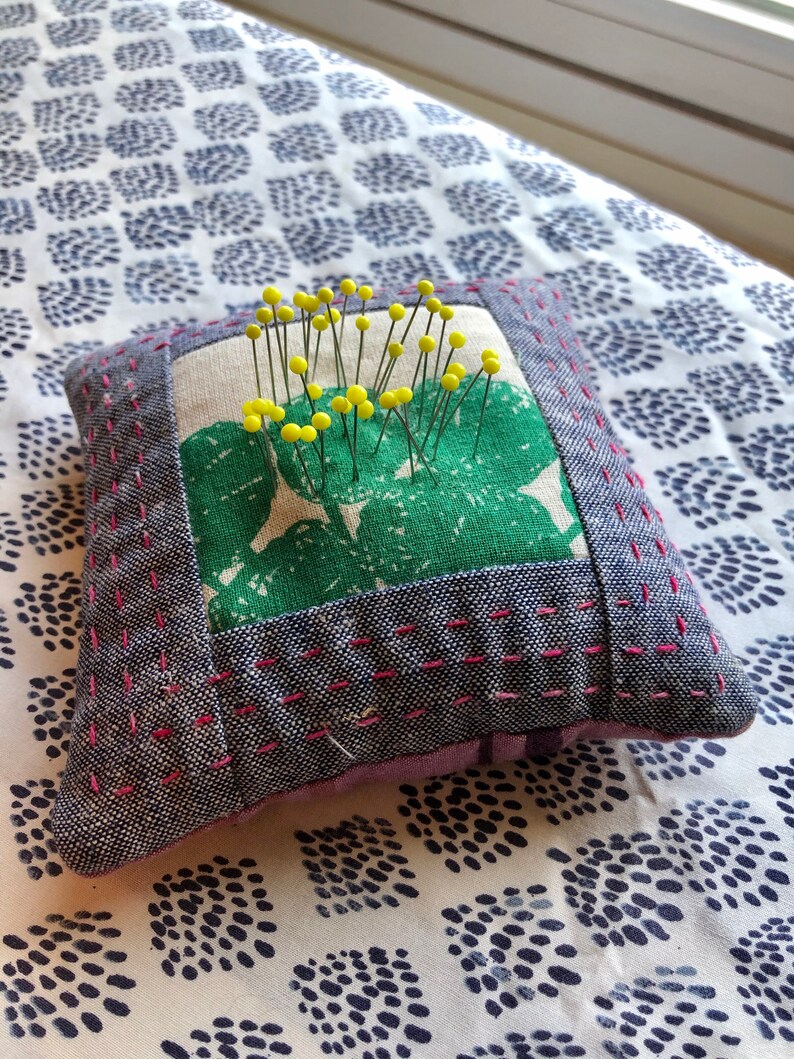 Hand-quilted Pin Cushion - Etsy