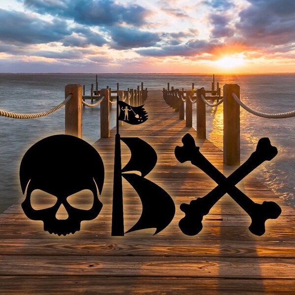Obx Pirate Decal - Etsy