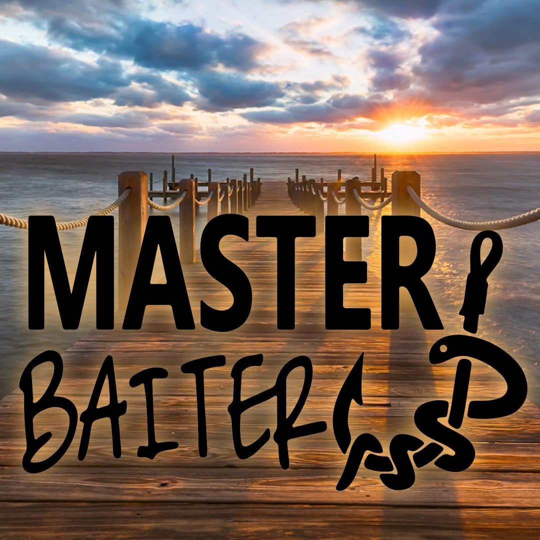 Master Baiter Fishing Decal - Etsy
