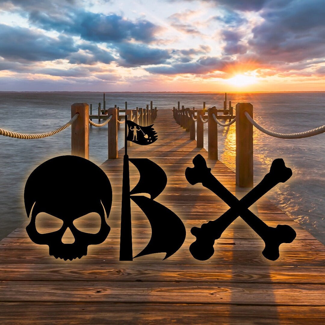 OBX Blackbeard Pirate Decal - SMALL - Etsy