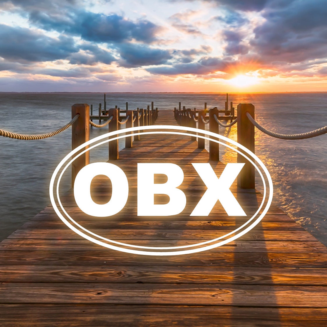 OBX Oval Decal - Etsy
