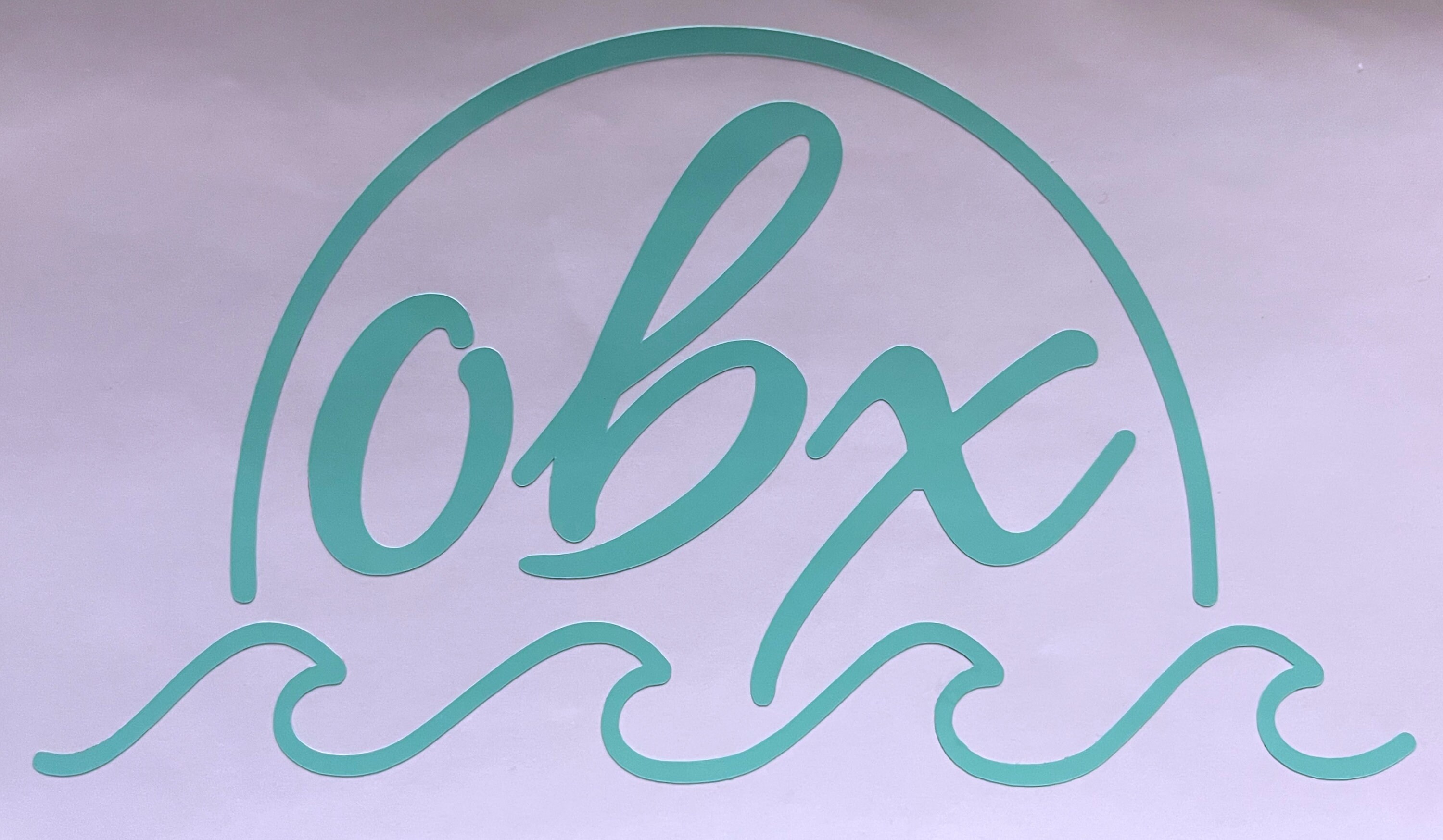 OBX Sun & Wave Decal | Etsy