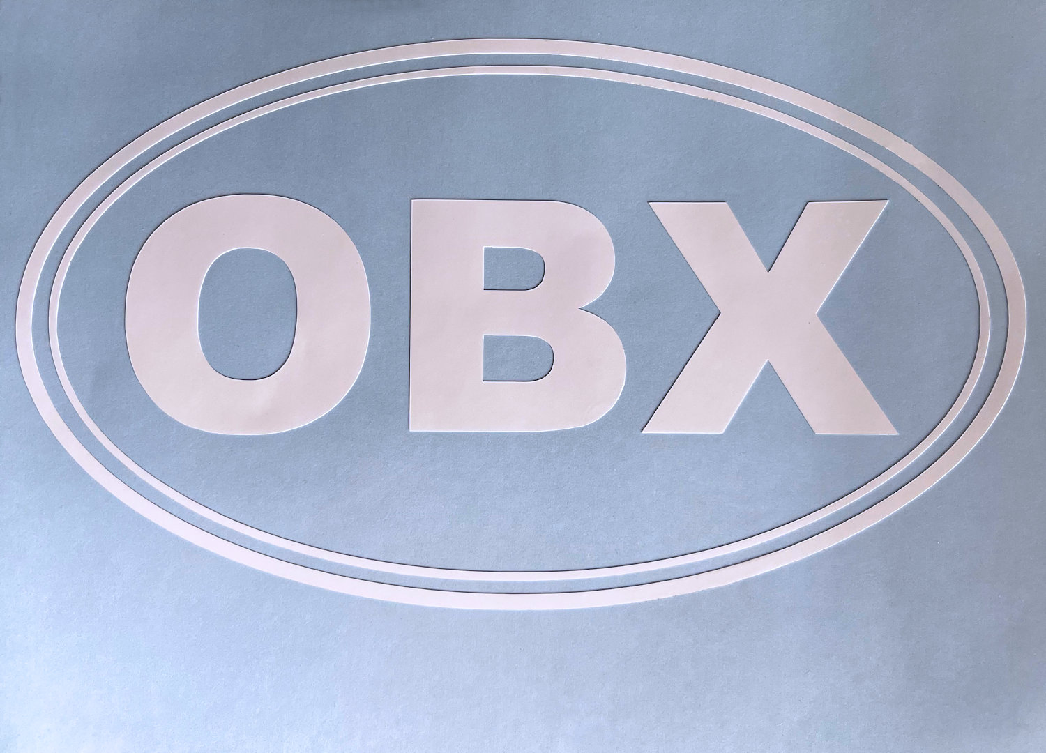 OBX Oval Decal - Etsy