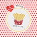 Small Fry French Fries Cross Stitch Pattern PDF | Modern Cross Stitch ...