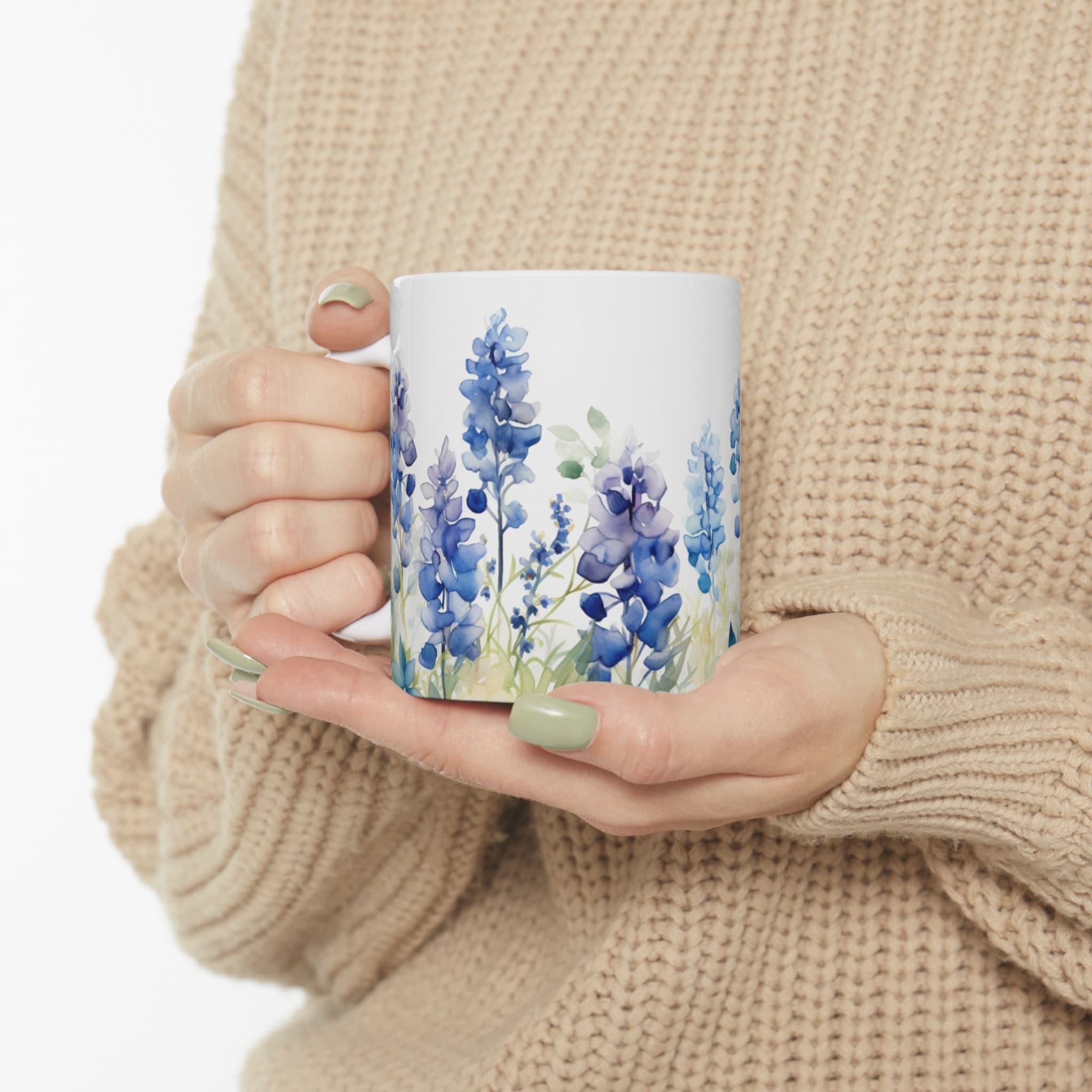 Texas Bluebonnet Ceramic 11 Oz Mug Cute Gift for That Bright Coffee and ...