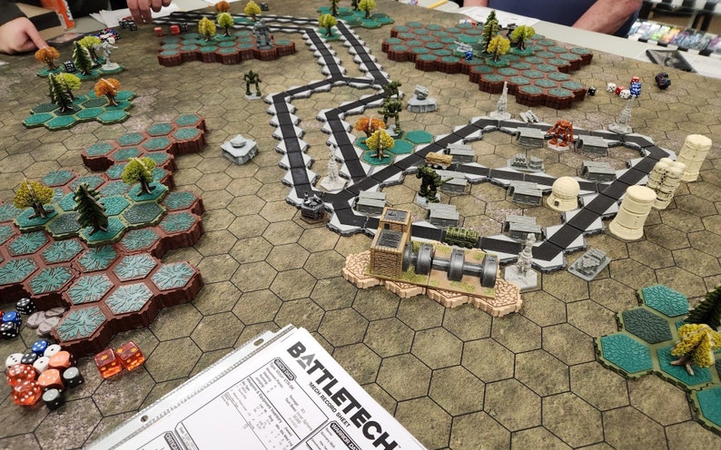 Battletech / Heroscape Compatible Tiles - Etsy