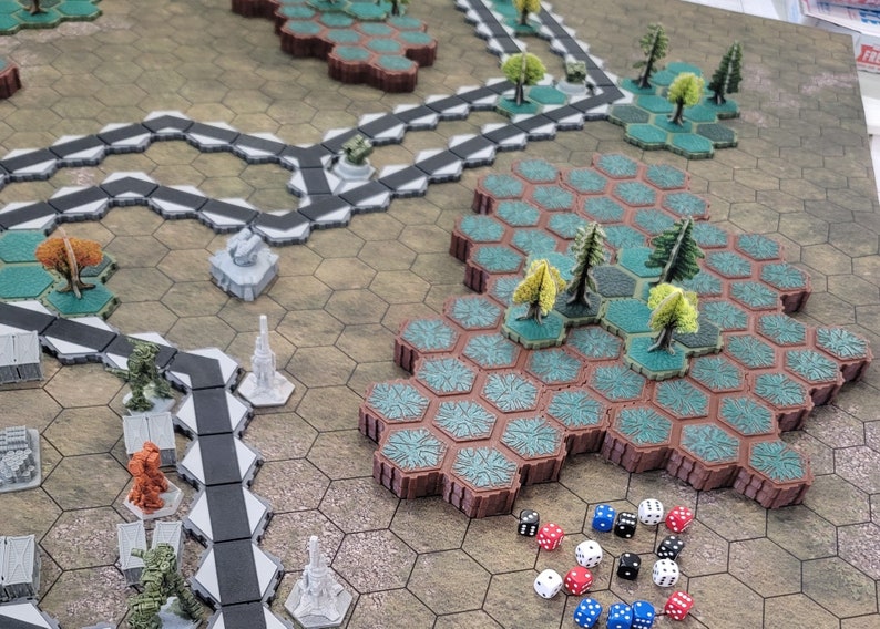 Battletech / Heroscape Compatible Tiles - Etsy