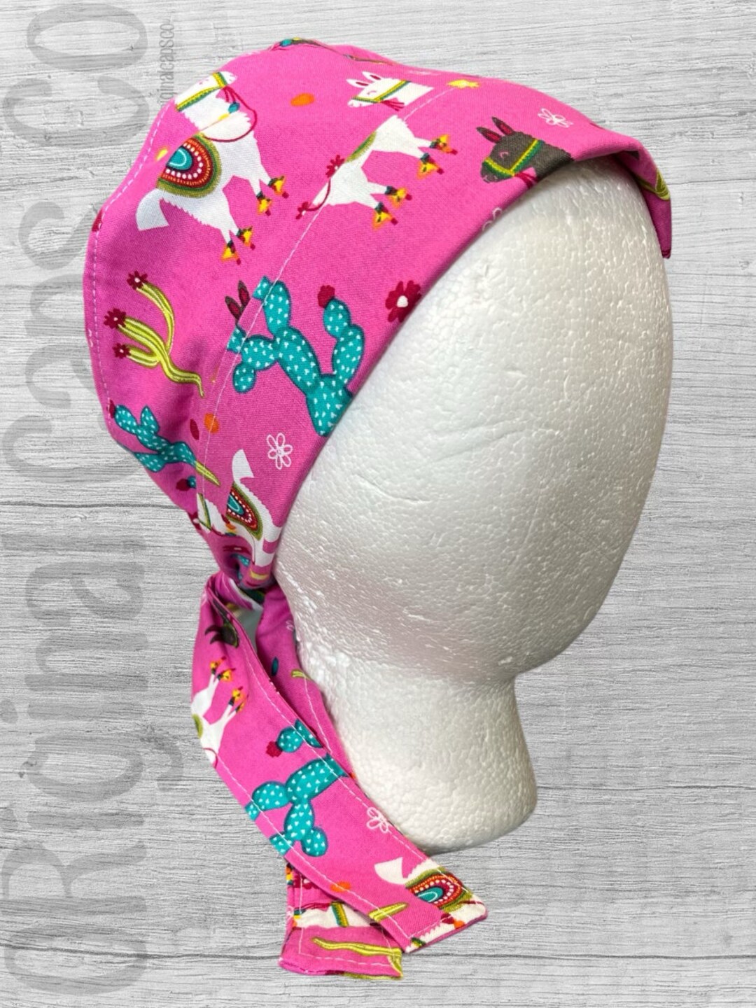 Llamas on Pink Pixie Scrub Cap, Surgical Cap, Scrub Hat, Scrub Cap for Women, Scrub Cap - Etsy
