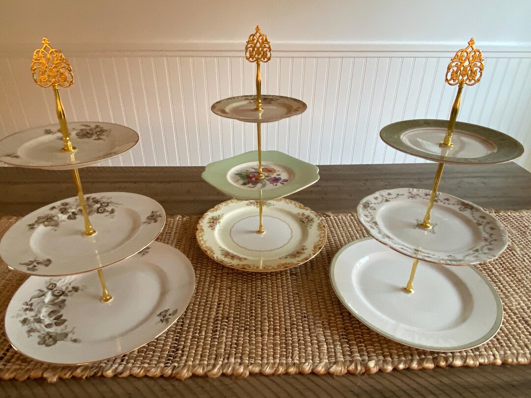 Gold Flourish 2. Great Selection of 3-tier Plate Stands. These Are ...
