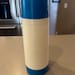 Aladdin Dura Clad Insulated 1 Quart Thermos White and Blue Vintage - Etsy