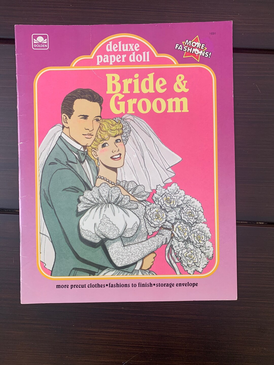 Bride and Groom Deluxe Paper Doll Book Vintage by Golden - Etsy