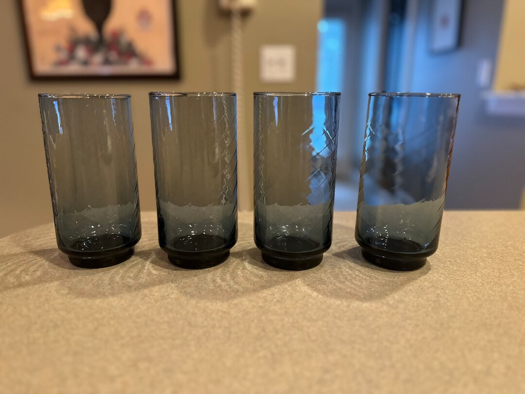 Libbey Extra Large 20 Ounce Tumblers Coolers Mcm Mid Century Iced Tea ...