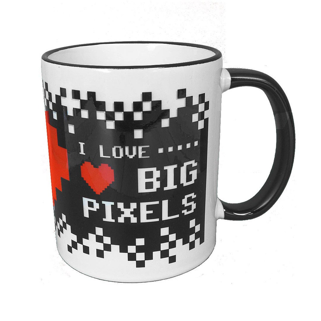 Pixel Art Cup With Saying Retro Pixel Art Commodore 64, Amiga, Atari ...